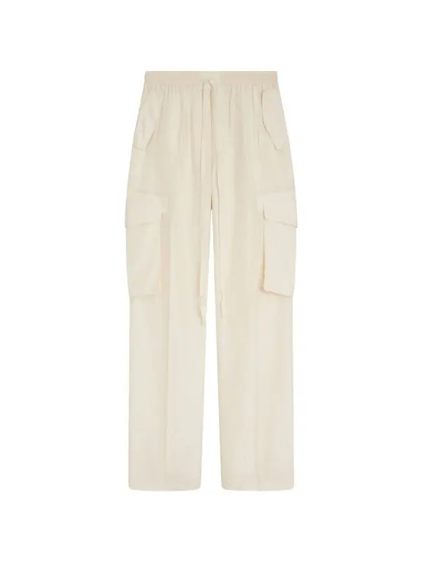 Phoebe Philo Silk Cargo Trousers