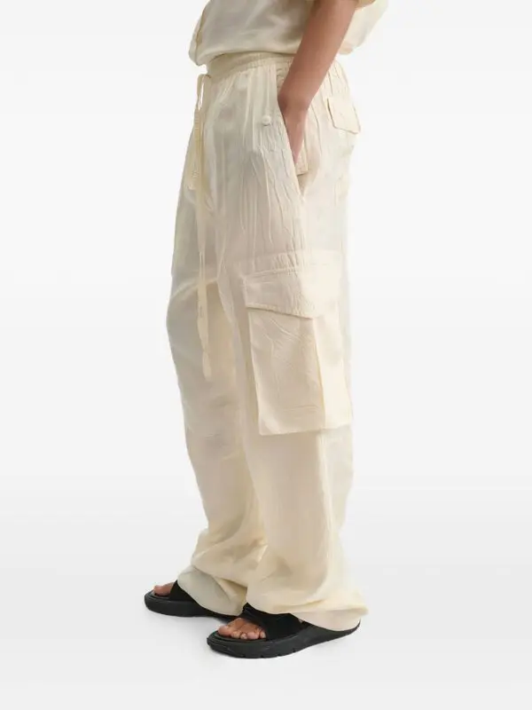 Phoebe Philo Silk Cargo Trousers