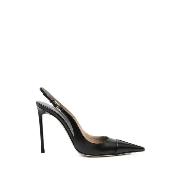 TOM FORD T-line Hardware Pointed Toe Slingback Stilettos