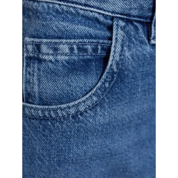 Moncler Wide-leg Denim Jeans With Faded Effect