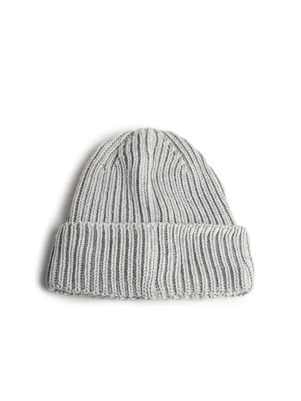 C.P. COMPANY Wool Beanie With Goggles Applique - Gray