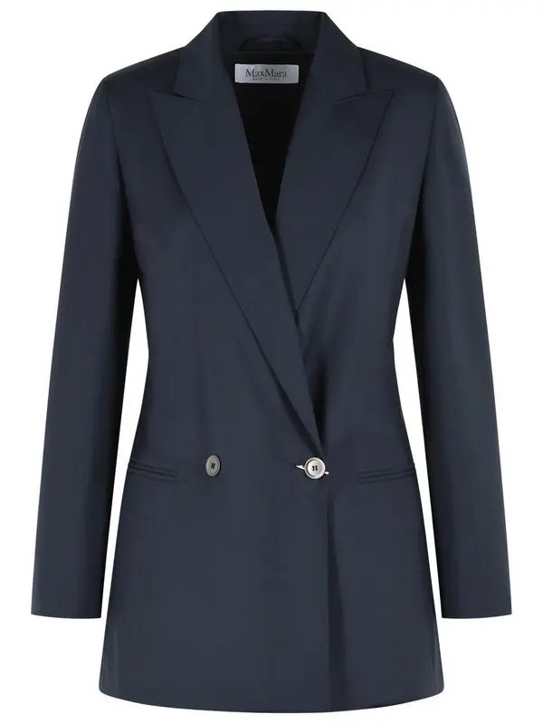 Max Mara Deep Tela Blazer - Blue