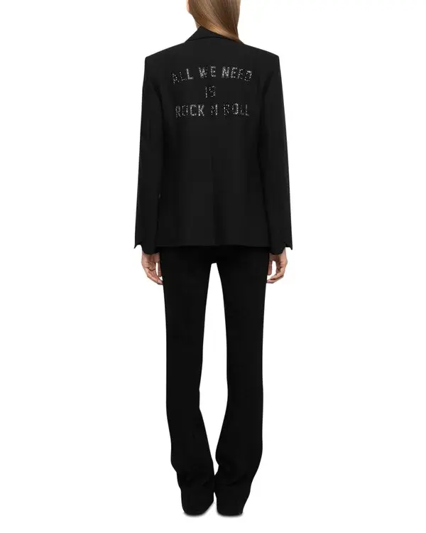Zadig&Voltaire Vavy Strauss Rock N Roll Blazer