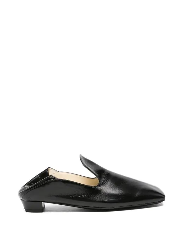 Phoebe Philo Man's Leather Slippers
