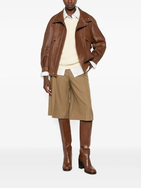 Max Mara Tailored Wide-leg Cropped Trousers - Multicolor