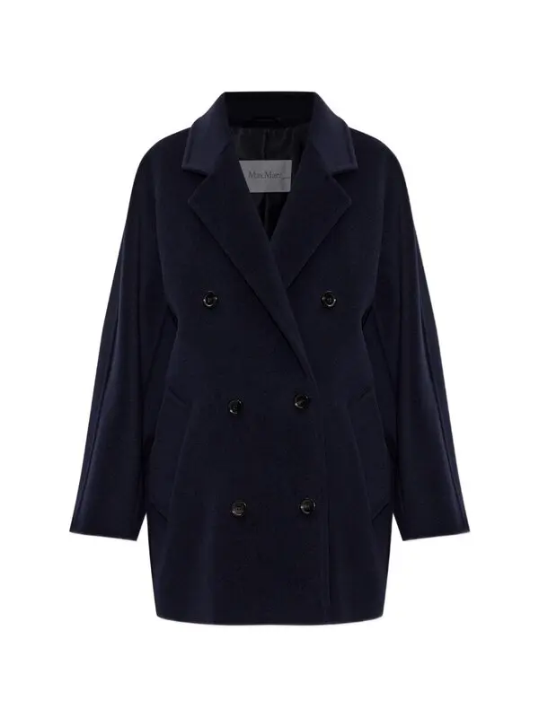 Max Mara Double Breasted Coat - Multicolor