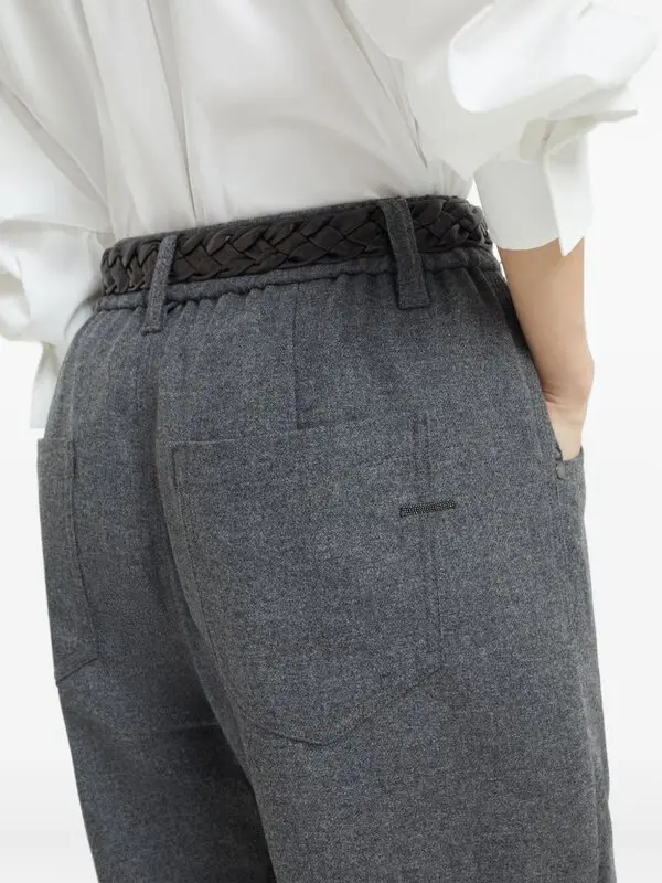 Brunello Cucinelli Wool Trousers - Multicolor