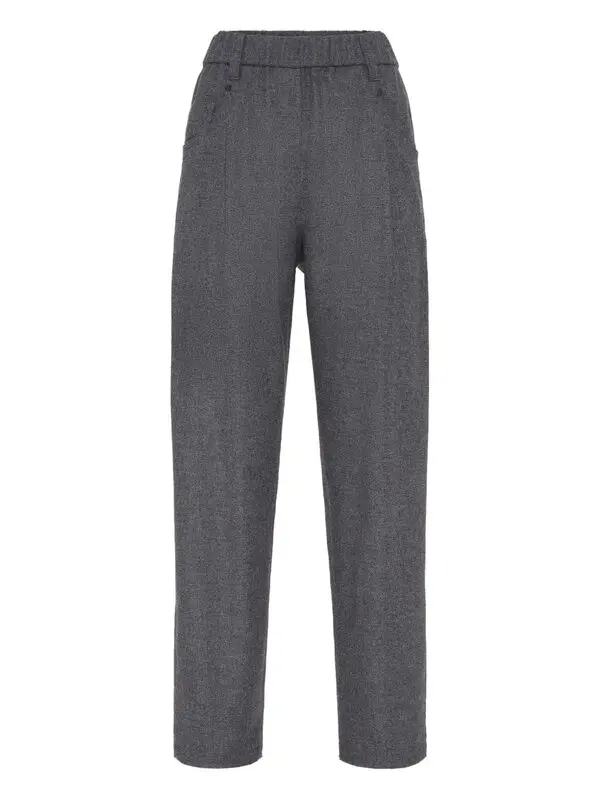 Brunello Cucinelli Wool Trousers - Multicolor