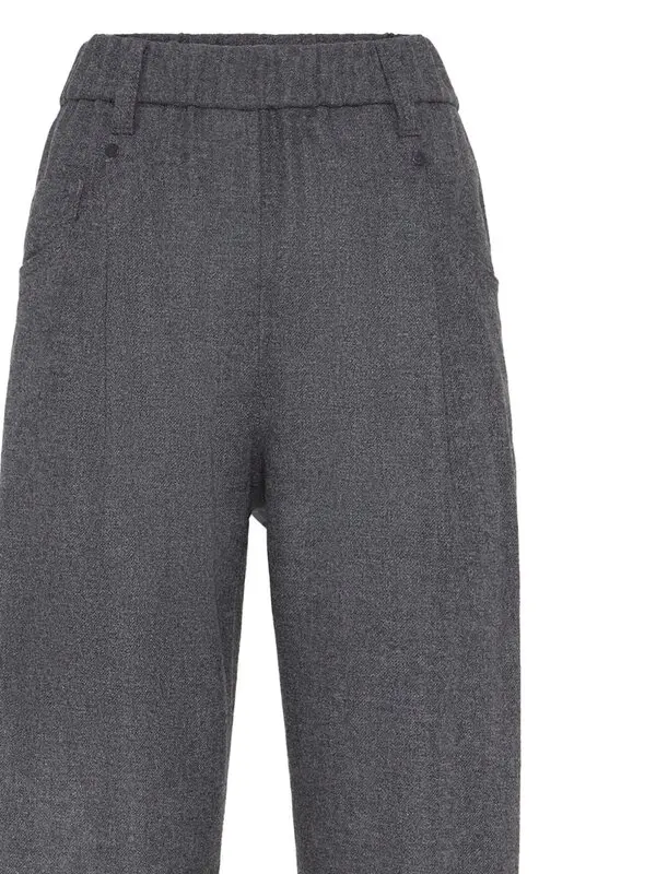 Brunello Cucinelli Wool Trousers - Multicolor