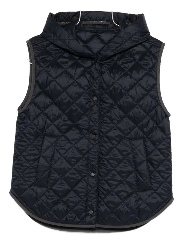 Brunello Cucinelli Quilted Down Vest - Multicolor