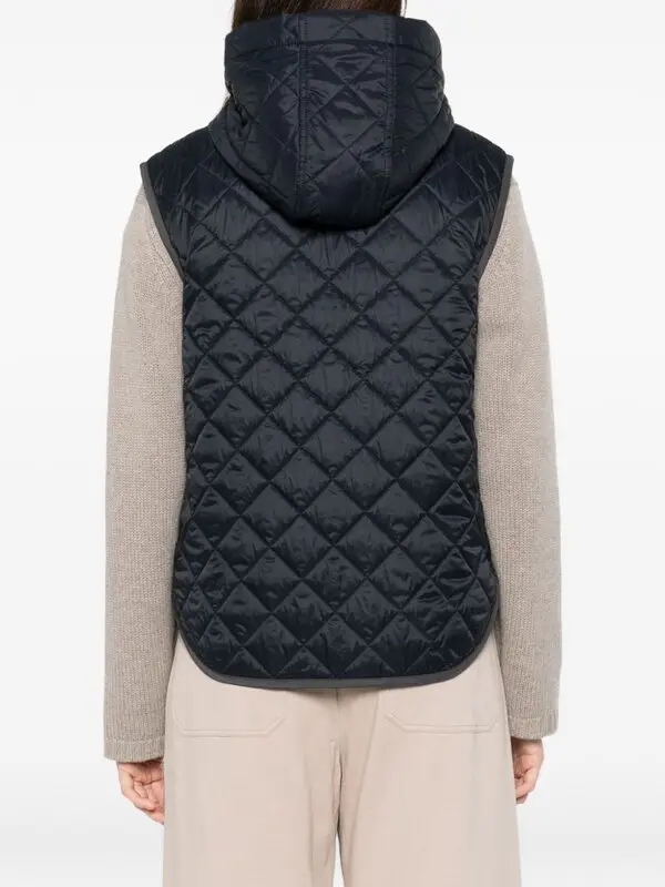 Brunello Cucinelli Quilted Down Vest - Multicolor