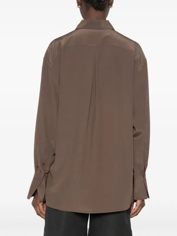TOTEME Crepe Silk Shirt - Multicolor