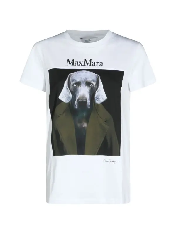 Max Mara Printed Cotton T-shirt