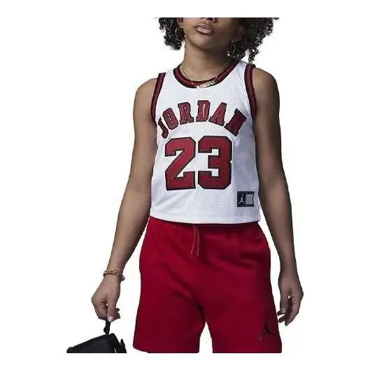 JORDAN Basketball Jersey 'white Red
