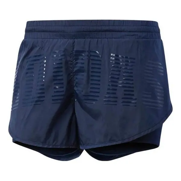 Adidas Straight-leg Sports Woven Shorts - Blue
