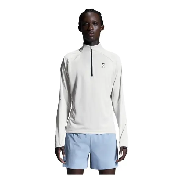 On Climate Shirt With Quarter Zip - Grey