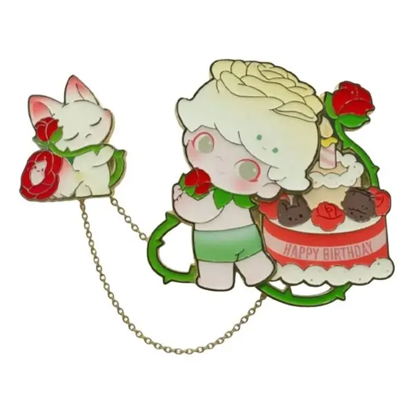 POP MART Dimoo World Birthday Badge - Multi-color