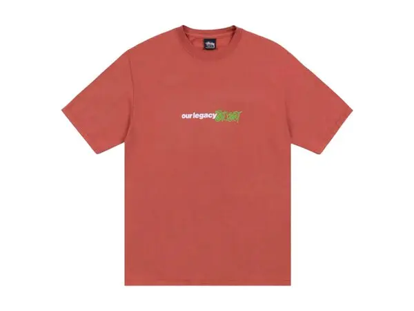 StÜssy Ol Sport Pig. Dyed Tee Shirt - Clay