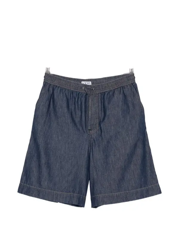 Loewe Anagram Denim Shorts