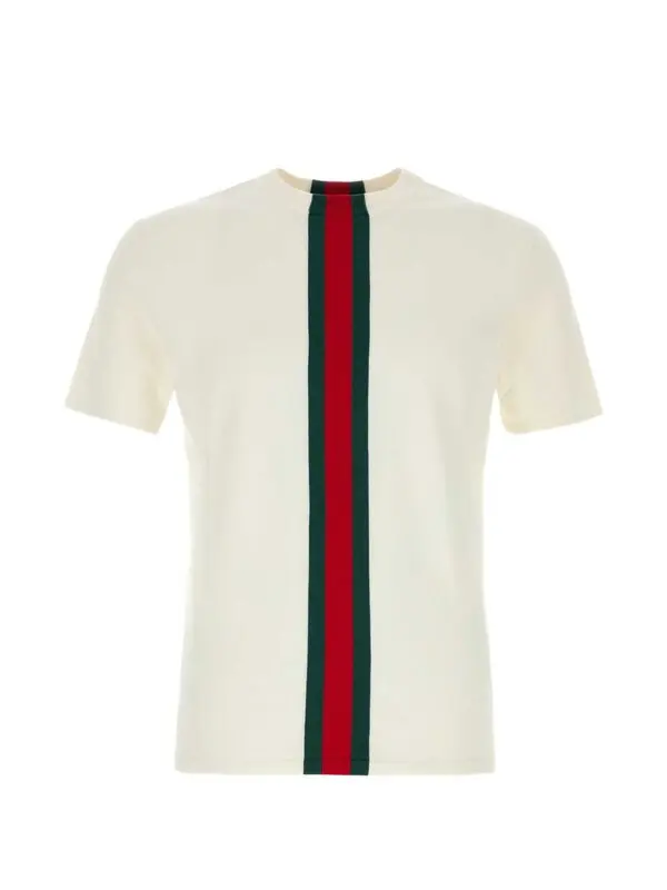 Gucci Web Detail Cotton T-shirt