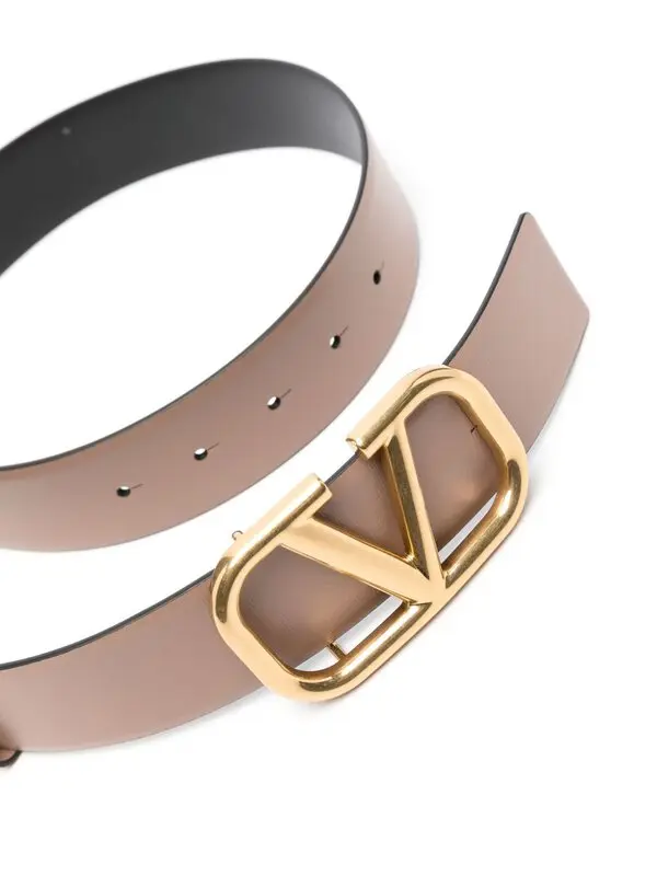 Valentino Garavani Vlogo Signature Leather Belt - Multicolor