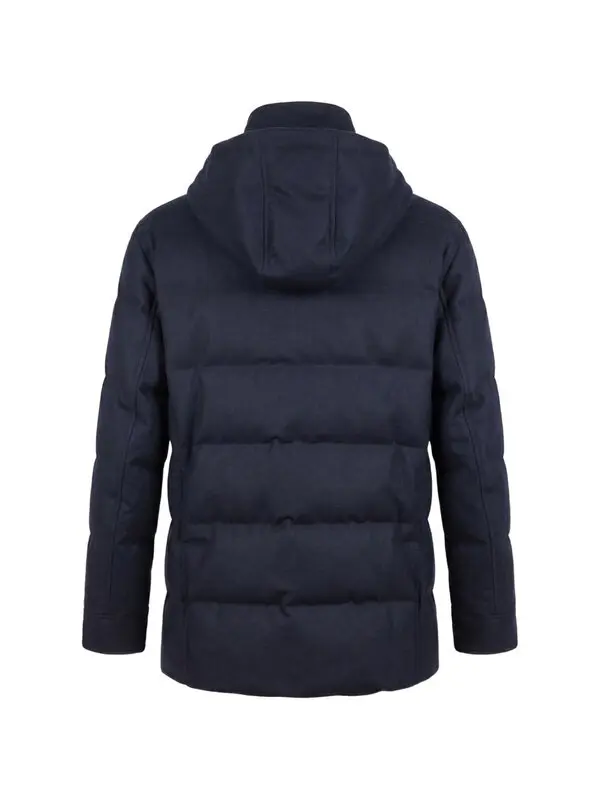 Brunello Cucinelli Wool Hooded Jacket
