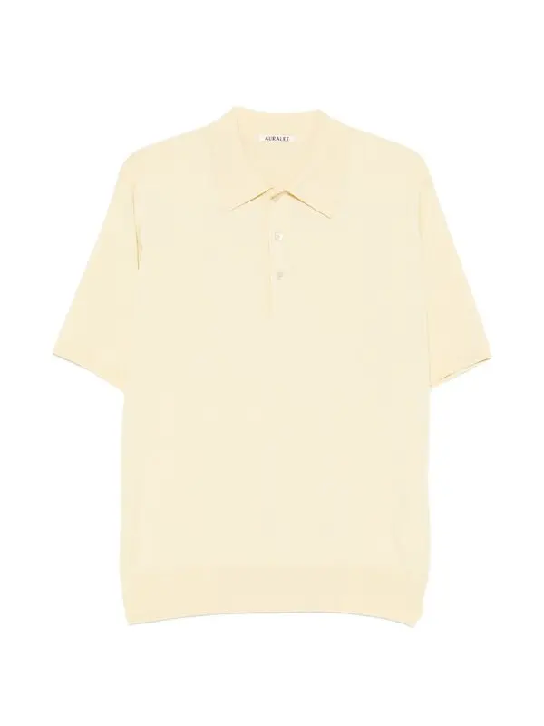 Auralee Cotton Polo Shirt - Multicolor