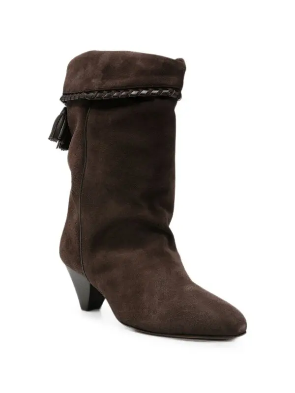 Isabel Marant Étoile Dalby Suede Leather Boots - Multicolor