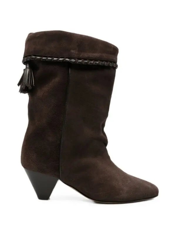 Isabel Marant Étoile Dalby Suede Leather Boots - Multicolor