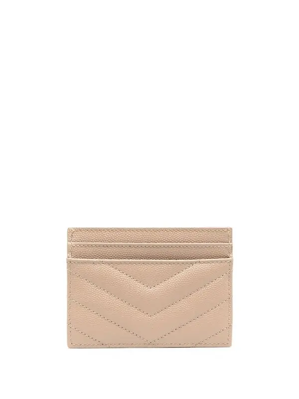 Saint Laurent Cassandre Leather Card Case