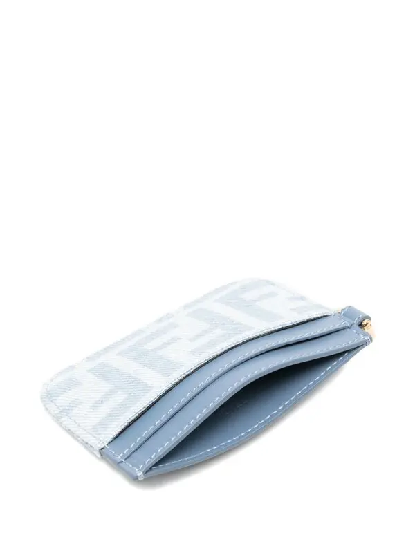 Fendi Baguette Denim Card Case - Multicolor