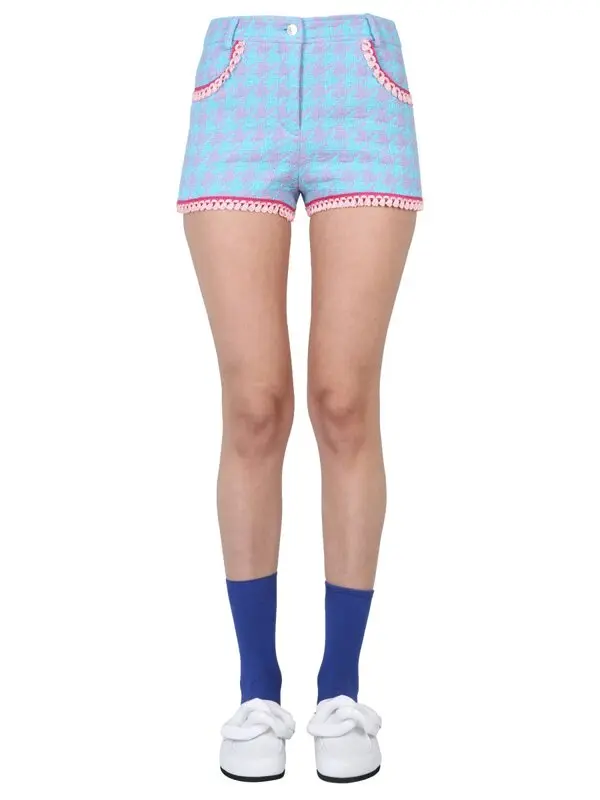 Moschino Houndstooth Shorts - Multicolor
