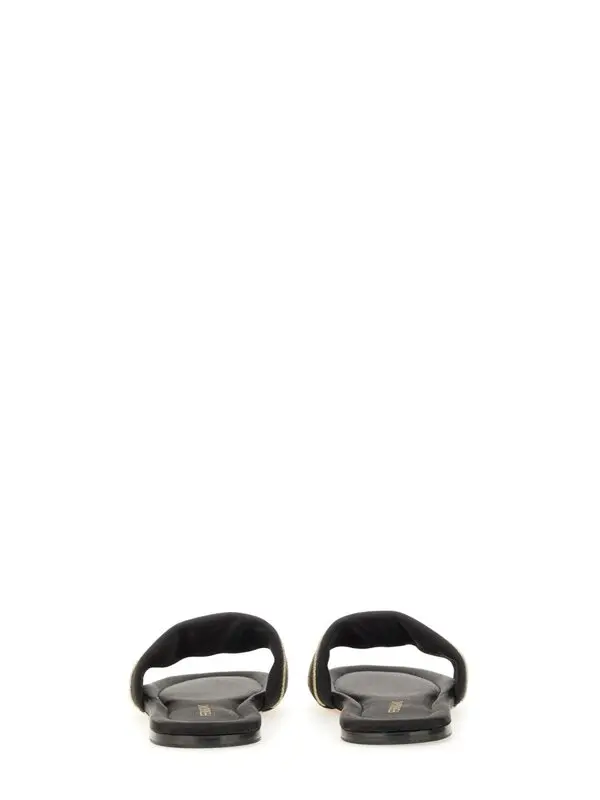 FERRAGAMO Logo Slide Sandals