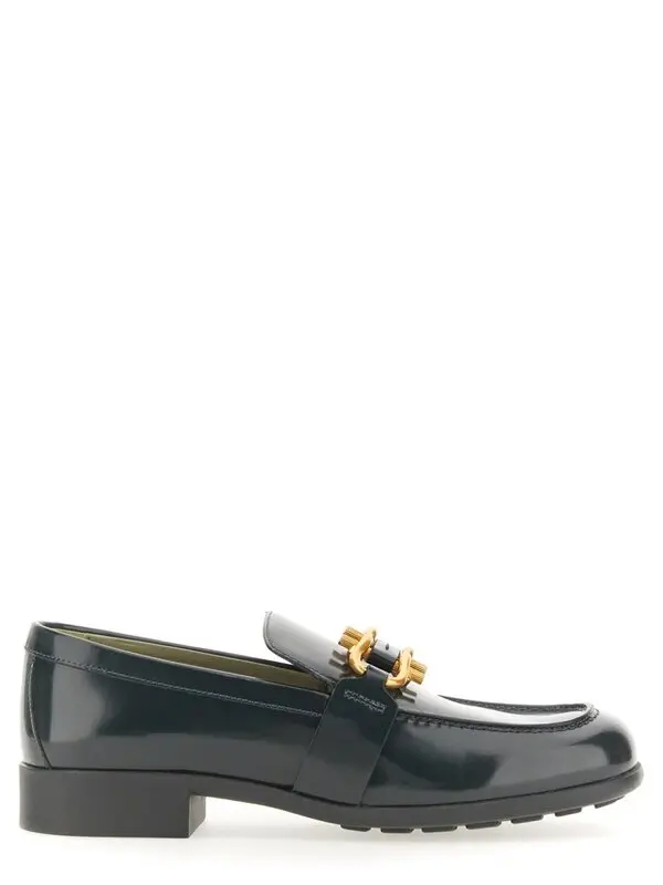 Bottega Veneta Moccasin Monsieur Loafers With Gold Tone Hardware