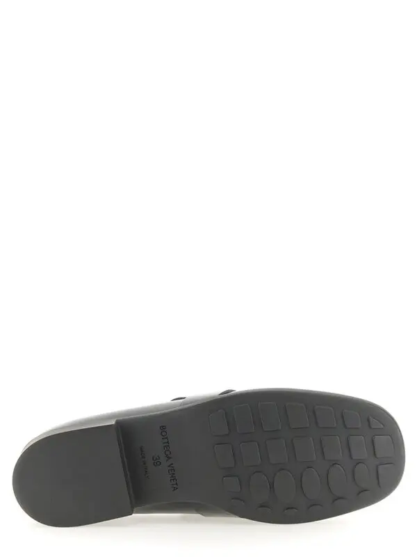 Bottega Veneta Moccasin Monsieur Loafers With Gold Tone Hardware
