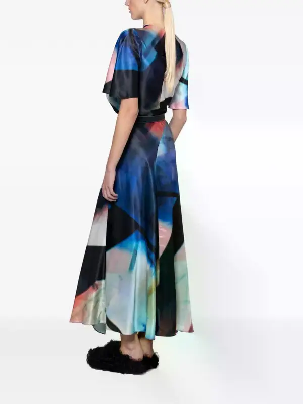 ROKSANDA Printed Asymmetric A-line Skirt