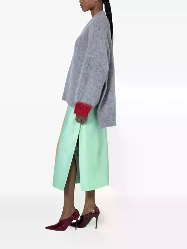ROKSANDA Tehla Oversized Colour-block V-neck Sweater