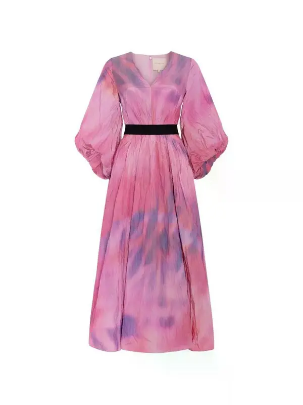 ROKSANDA Maisa Chine-taffeta Midi Dress