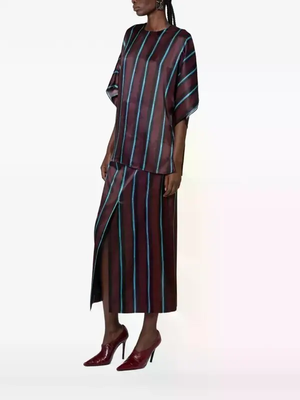ROKSANDA Nadra Striped Top