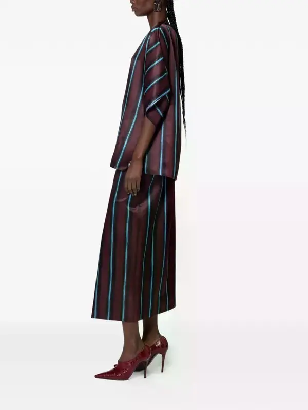 ROKSANDA Nadra Striped Top