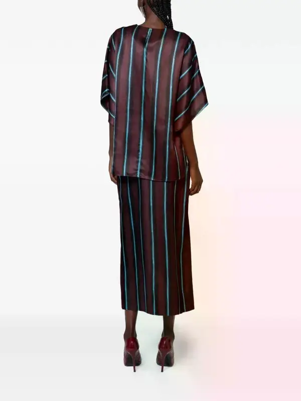 ROKSANDA Nadra Striped Top
