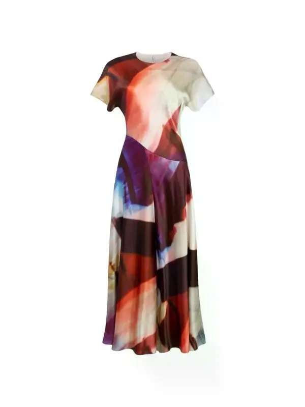 ROKSANDA Adriana Printed Silk Midi Dress