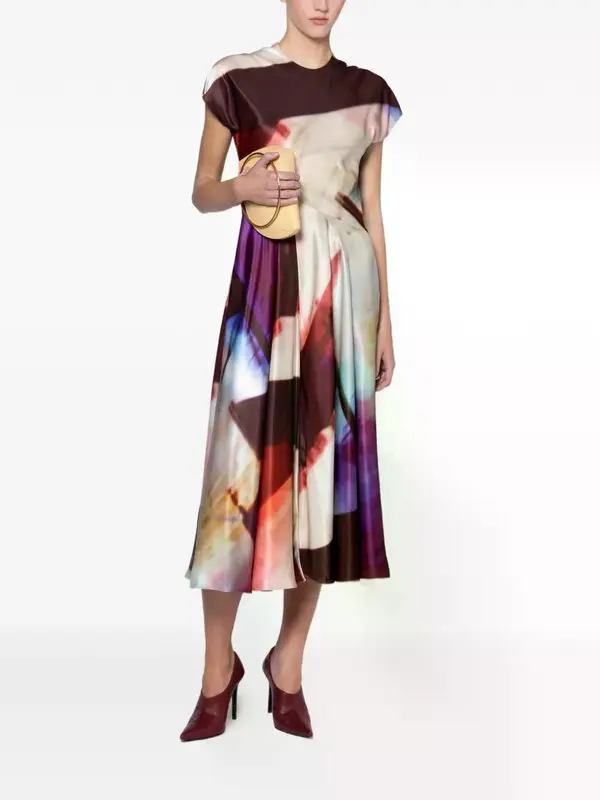 ROKSANDA Adriana Printed Silk Midi Dress