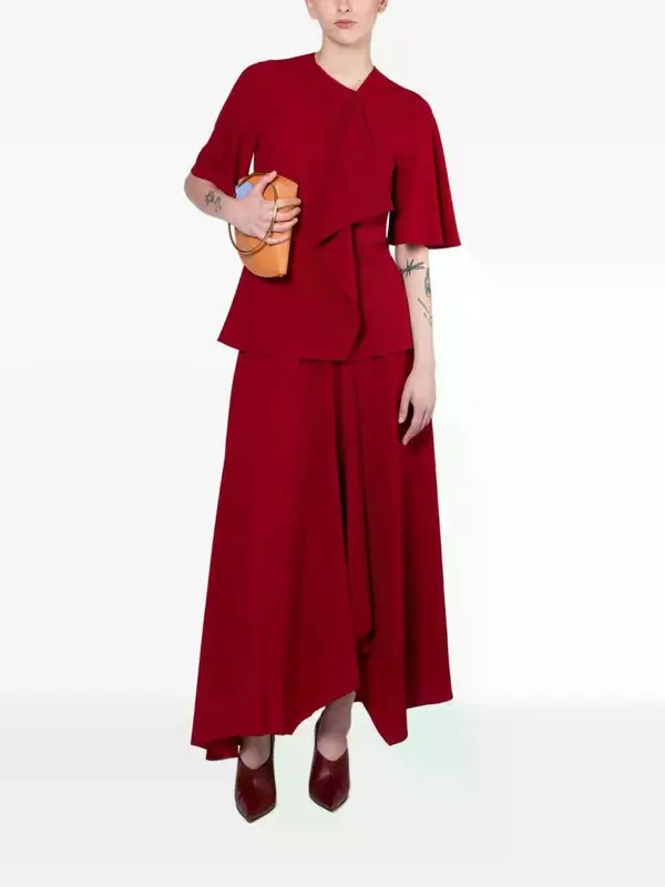 ROKSANDA Naiara Ruffled Crepe Top