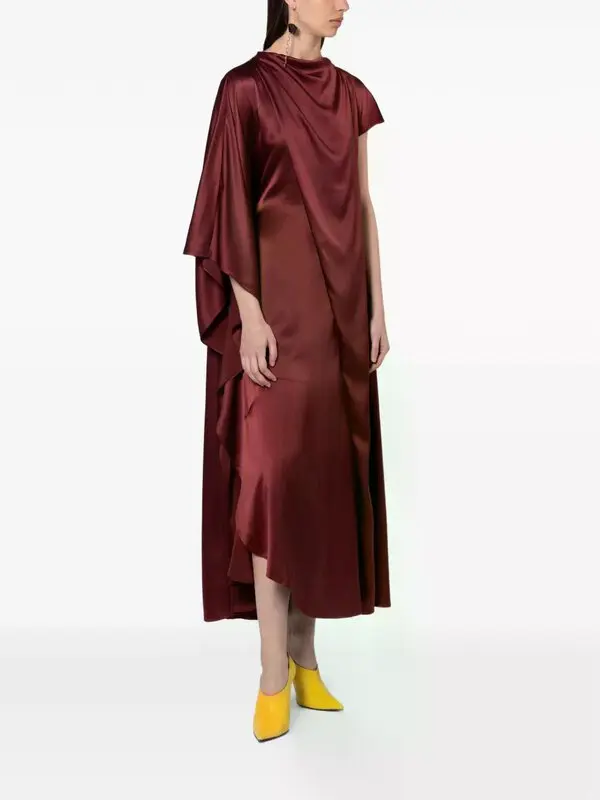 ROKSANDA Hiba Draped Asymmetric Dress