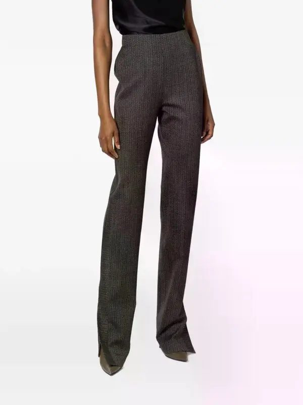 ROKSANDA Rina Herringbone Tailored Trousers