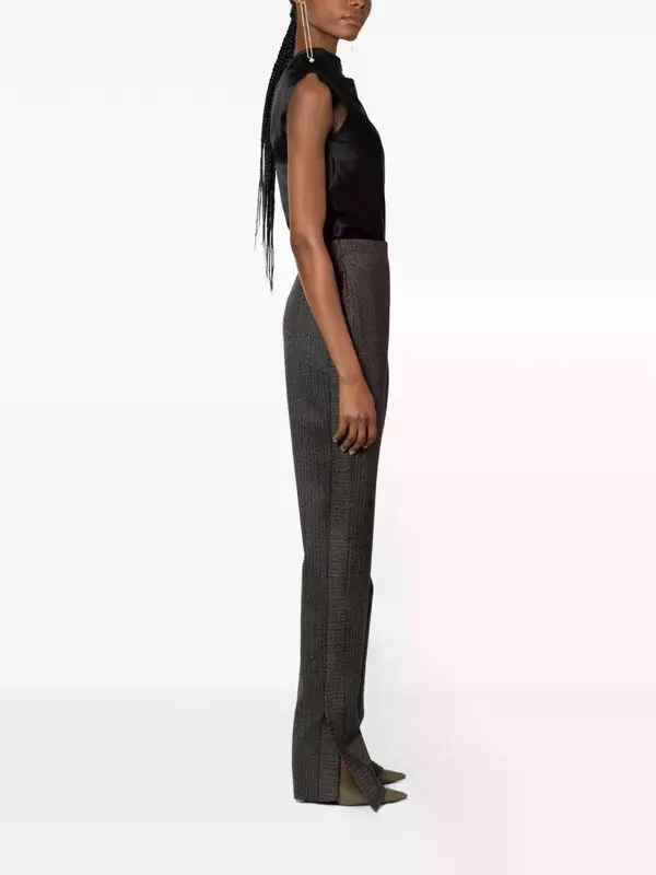 ROKSANDA Rina Herringbone Tailored Trousers