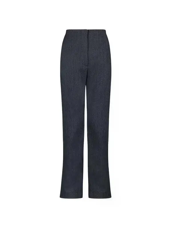 ROKSANDA Rina Herringbone Tailored Trousers