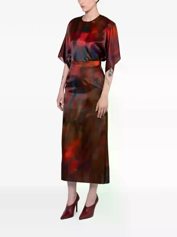 ROKSANDA Irma Printed Maxi Skirt