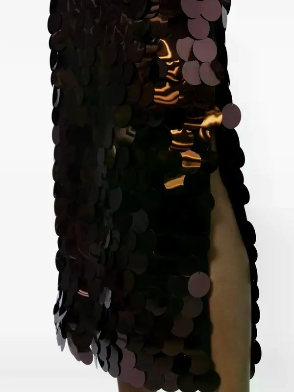 ROKSANDA Sequin-embellished Midi Skirt - Brown